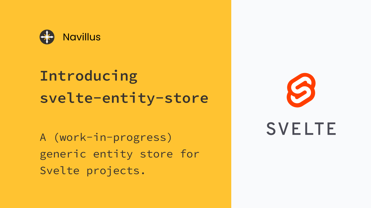 Introducing svelte-entity-store