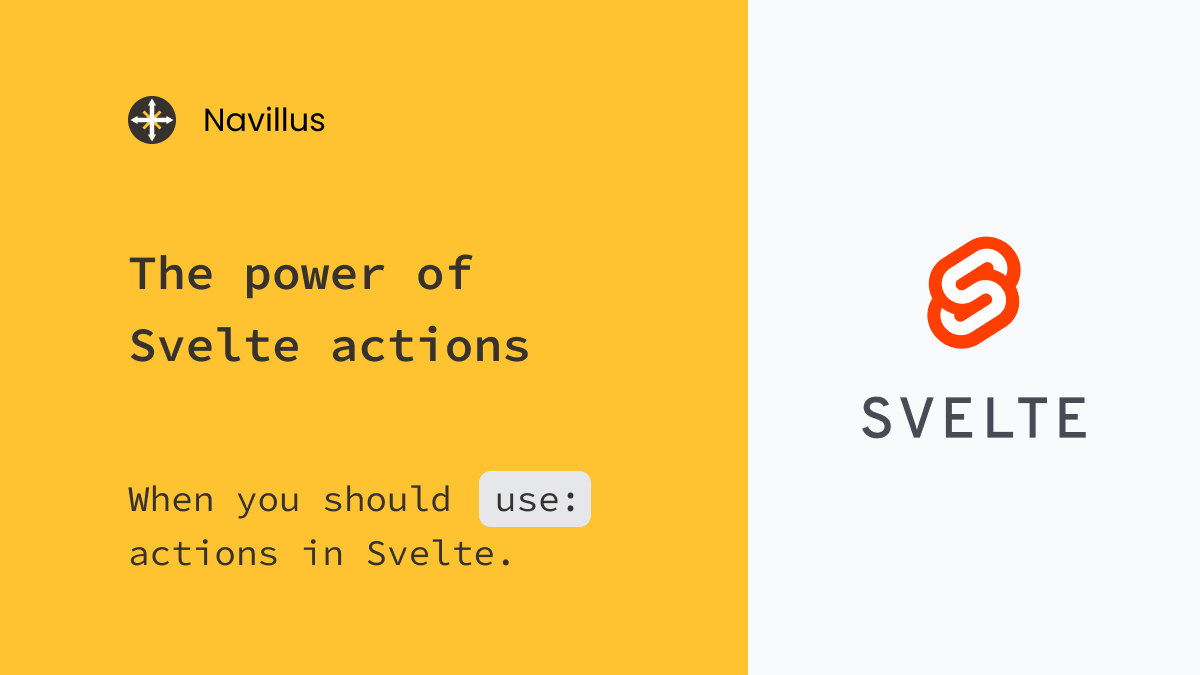 The power of Svelte actions